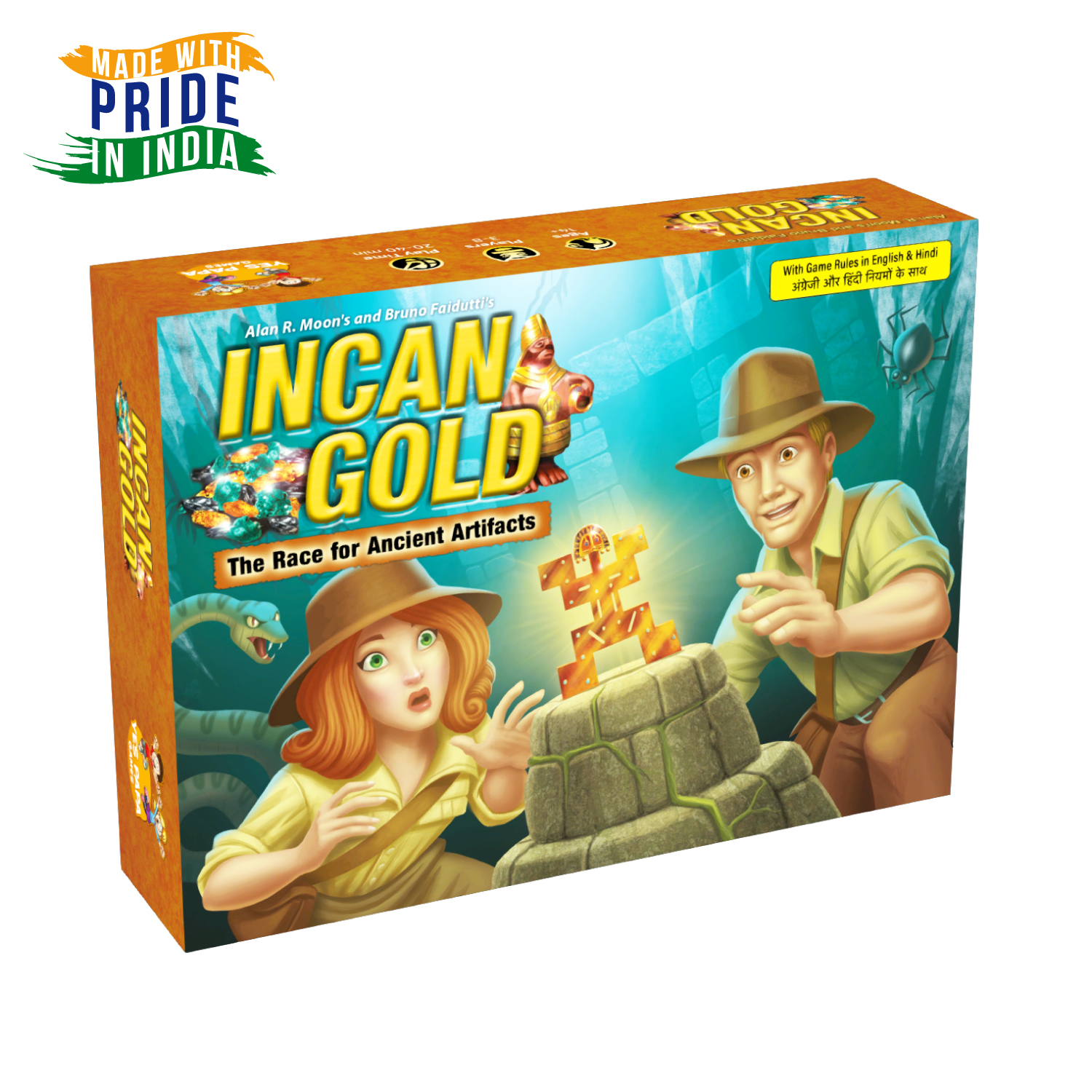 Buy Incan Gold at Board Games India - Best Price, Free and Fast Shipping